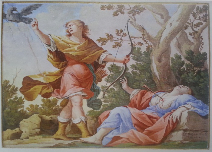 Apollón a Korónis :: Ovidius-metamorphoses